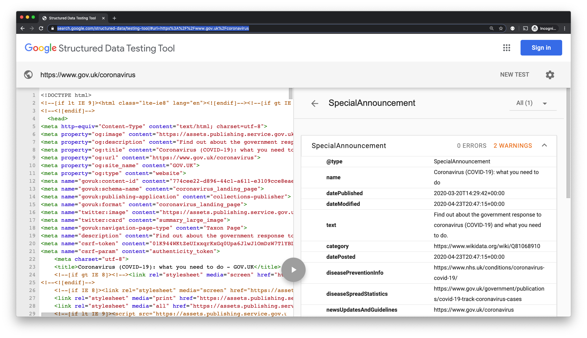 Using new updates to schema.org to assist our response to the ...